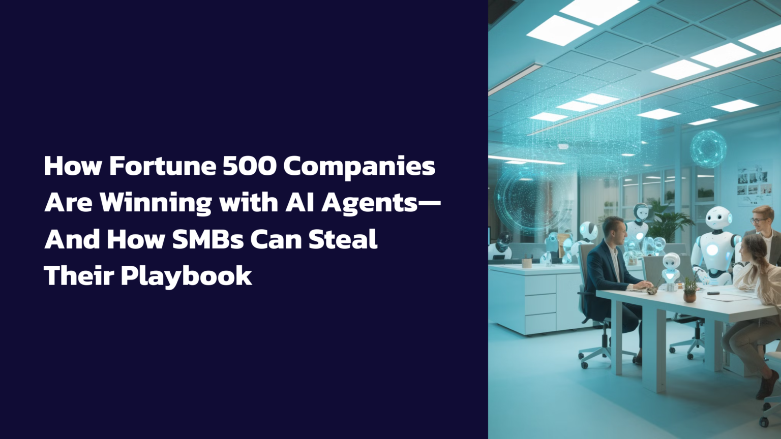 How Fortune 500 Companies Use AI Agents—And What SMBs Can Learn